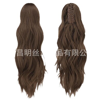 High Temperature Silk Curly Hair Wig Grab tail Increases Hai