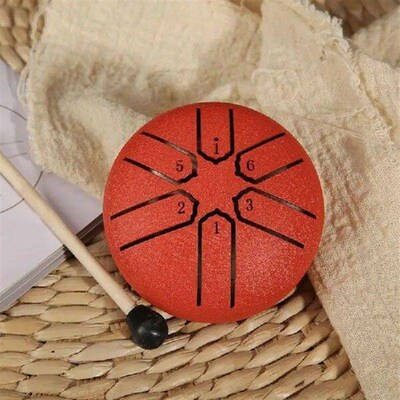 3 Inches 6 Tones Steel Tongue Drum Outdoors Rain Drum