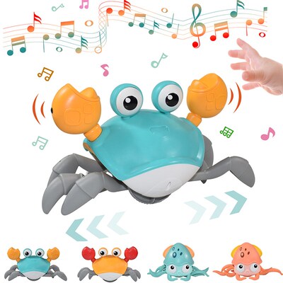 Kids Induction Escape Crab Octopus Crawling Toy Baby Electro