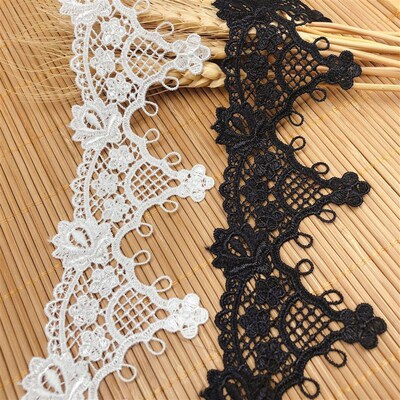 Polyester Silk Bar Code Lace Clothing Accessories DIY Ribbo