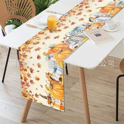 Fall Style Table Runner Maple Leaf Pattern Table Runners