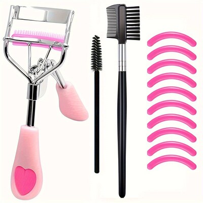 Makeup Tool Set Eyelash Curler Eyelashes Comb Eyelash Comb E