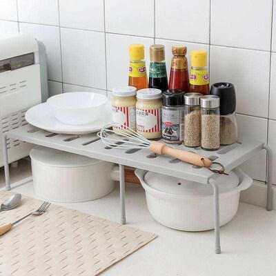 Retractable shelving kitchen supplies shelve cabinets space-