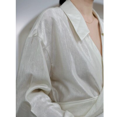 First Wear Korean Style Imitation Tencel Acetate Design Sens