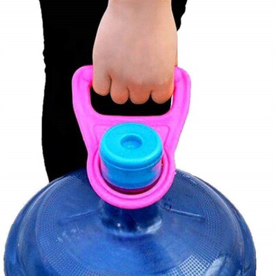 Effort-saving bucket lifter for home water dispensers, barre