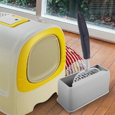Junk Case Color Matching Cat Litter Scoop Base Storage