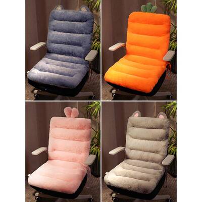 冬靠季厚坐垫办公椅室久坐学F96S87MM生椅加子座椅垫靠垫背一体垫