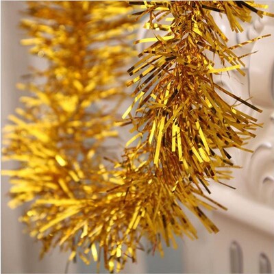 2m Glitter Tinsel Garland Colorful Christmas Tree Bar Decor