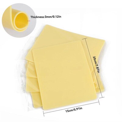 1/3/6/9PCS 15*20*0.3cm Tattoo Practice Fake Skin Sheet Doubl