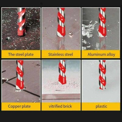 10pcs Diamond Drill Bit Set Tile Marble Glass Punching Hole