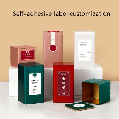Tea Packaging Cans General Square Cans Dahongpao Green Tea
