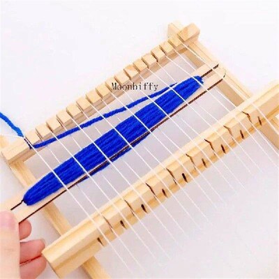 DIY Wooden Loom Knitting Machine Weaving Loom Frame DIY