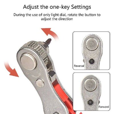 Bidirectional Ratchet Screwdriver Set Ratchet Wrenches