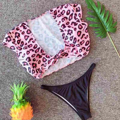 Kid Girls Two-Piece Bathing Suit Bikini Lemon/Starfish/Stri