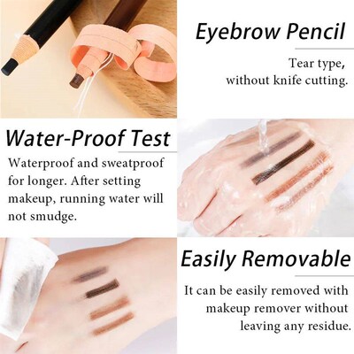 5pcs Professional Microblading Pencil Permanent Eyebrow Penc