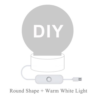 Dropshipping Photo/Text Customized 3D Night Light Desk Lamp