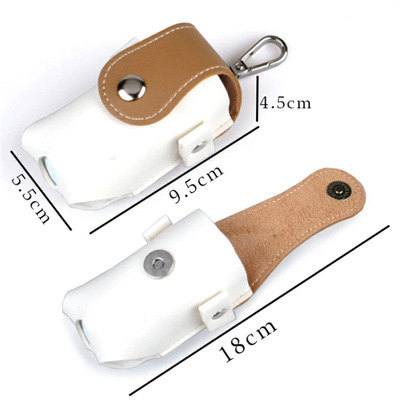 1pc golf ball PU leather waist bag for golf gift pink brown