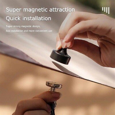 1-20PCS Strong Magnetic Hooks Keychain Outdoor Tent Canopy