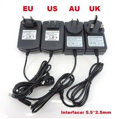 AC 220V TO 12V DC EU US AU UK Power Supply 12V 3A volt