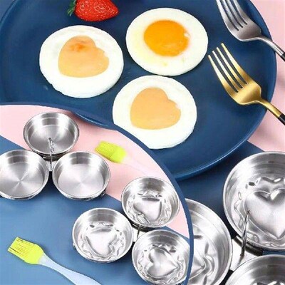 1 Pack Stainless Steel Egg Poacher Stainless Steel Pan