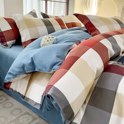 Japanese Style Style Style Wash tton Double-layer Yarn Four-