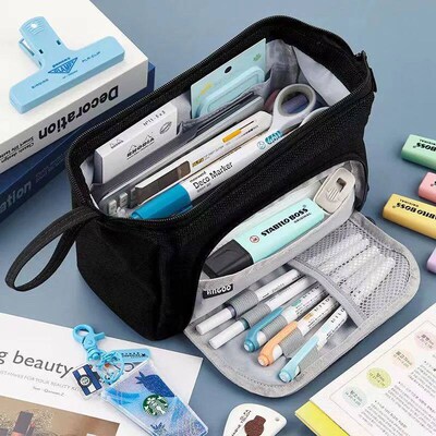 2024 New Kawaii Pencil Case Large Capacity Cosmetic Bag Cute