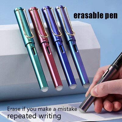 Erasable Ink Fountain Pen Super Fine Nib Calligraphy Signatu