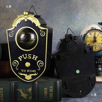 One-eyed doorbell decorative ED electric light-up sounding e