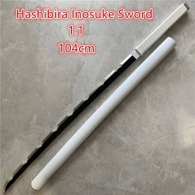 :  Weapon Hashibira Inosuke White Sowrd  Sword Cosplay