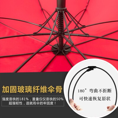 Automatic Large Umbrella Long Handle Super Large Double Thre
