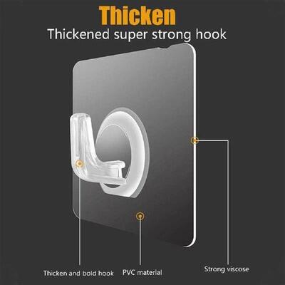 1/5/10Pcs Hooks Key Storage Hanger Wall Door Rack