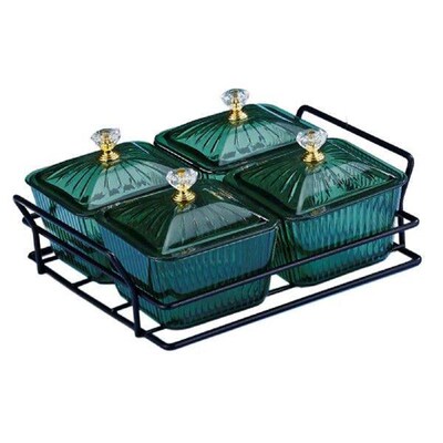 Divided Serving Platter Appetizer Serving Tray Seasoning