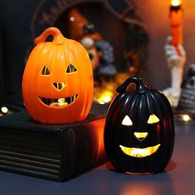 Halloween Decorative Props Luminous Pumpkin Lamp Ghost Festi