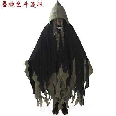 Halloween cape Cape Skull costume Mask Zombie costume prop