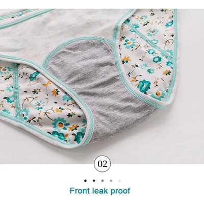 3pcs/Set Leak Proof Menstrual Panties Girls Period Underwear