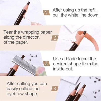 5pcs Professional Microblading Pencil Permanent Eyebrow Penc
