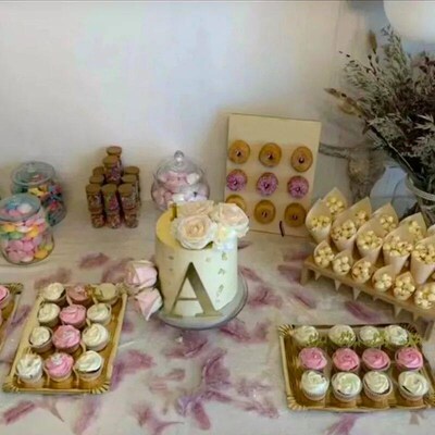 1PC Wooden Doughnut Rack Birthday Party Wedding Decoration P