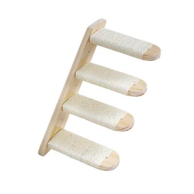 Cat scratching board nest wall mounted solid wood猫抓板窝