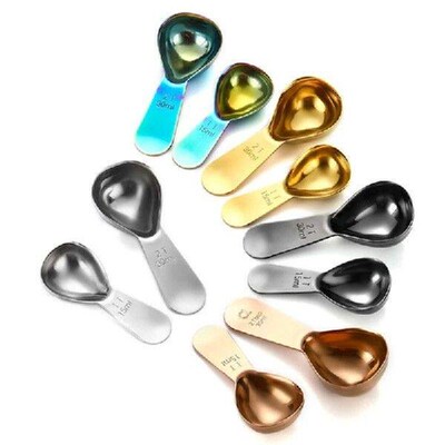 30ml 15ml Metal Measuring Spoon Multifunction Coffee Scoop