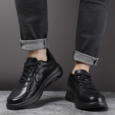 Men Buine Leather Shoe Soft Moccain Shoe Comfortable Caual