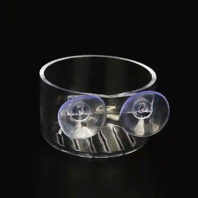2 Pack Red Worm Feeder Transparent Acrylic Shrimp Fish for
