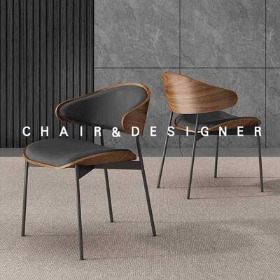 Scandinavian style dining chair; Dining chair; Solid wood dining chair