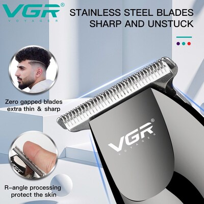 VGR Hair Trimme Professional Haircut Machine Cordless Hair C
