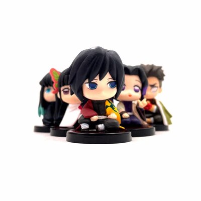 5pcs/set Demon Slayer : Kimetsu No Yaiba Nezuko Zenitsu Tanj