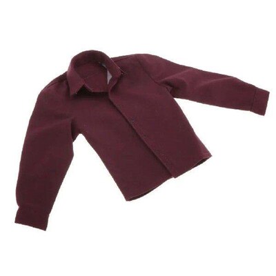 1/6 Man Dress Long Sleeve Formal Shirt for DID DML 12