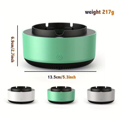Smart  Ashtray Air Purifier,Remove Secondhand Smoke and Toba
