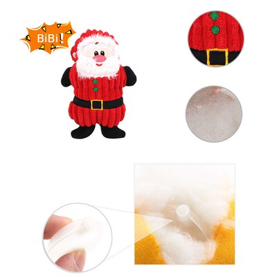 Christmas Dog Toys Plush Squeaky For Small Dogs Chew Puppy T