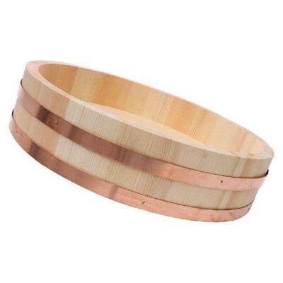 Delicate Design Rice Bucket Wood Korean Mixing Wooden