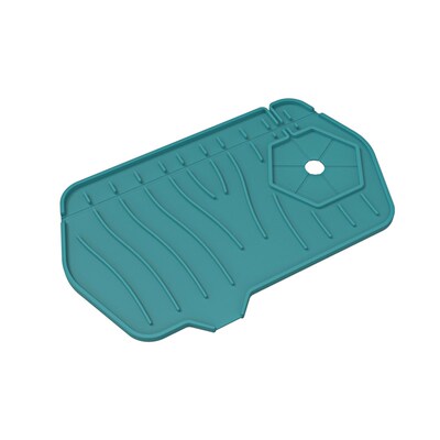 LeftRight Side Faucet Silicone AntiSplash Mat Sink Organizer