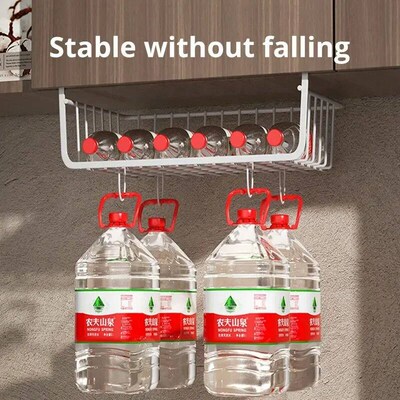 1pc Hanging Net Basket Iron Material Large Capacity Hanging
